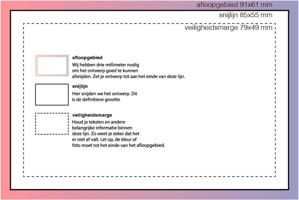 Aanleverspecificaties voor het bestellen van drukwerk - mooze.nl